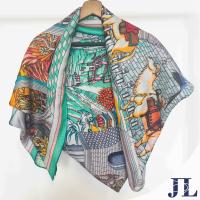 China Lightweight 100% Cashmere Scarf With Acid Digital Printing Cashmere Wrap for sale