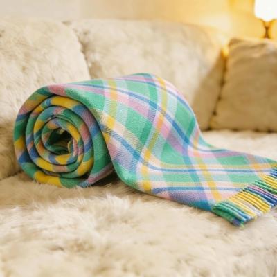 China Women Soft Thick Large Scarf Acid Printing Warm Blanket Shawl for sale