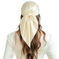 China 22''X22'' Soft Silk Bandanas Women And Men Silk Handkerchief For Hair for sale
