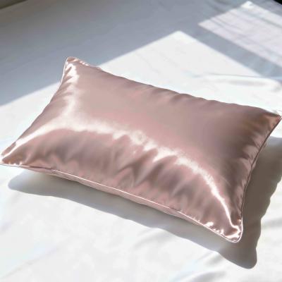 China 50×75cm 50×80cm 50×90cm Blush Pink Silk Pillowcase Temperature Regulating for sale