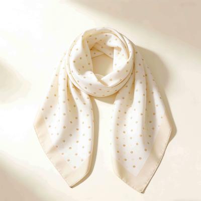 China Digital Printing Mulberry Silk Scarf Elegant Silk Neckerchief Women'S for sale