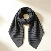 China Customizable Square Neckerchief 100% Mulberry Silk Neck Scarf Gift Packed for sale