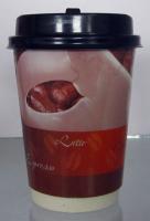China Eco Friendly Disposable Paper Cups Single Side PE Coated 8 to 22 oz Food Grade for sale