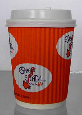 China Food Grade Single Wall Paper Cups With Double Side PE Coated Color Optional for sale