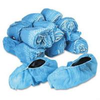 China Disposable Non Woven PP Blue Shoe Covers 40x15cm Medical Daily Use for sale