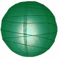 China Easter Day Green Paper Lanterns / Round Paper Lanterns With Customer'S Logo for sale