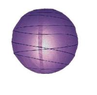 China Traditional Hanging Paper Lanterns Purple Orange Wedding Decoration 8 to 16 Inch for sale