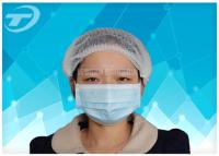 China Customized Disposable 3 Ply Non-Woven Face Mask Tie On 17.5x9cm Anti Pollution for sale