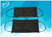 China Black Disposable Face Mask Earloop With Activated Carbon 4ply for sale