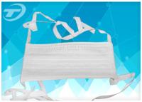 China Disposable 3 Ply Tie-On Face Mask Non-Woven Fabric 17.5 x 9.5 cm High Filtration 95% for sale