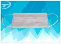 China Hospital Nonwoven Fabric Disposable Face Mask Different Colours for sale