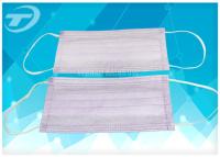China Hospital Nonwoven Fabric Disposable Face Mask Different Colours for sale