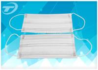 China Breathable Non-Woven Disposable Earloop Face Mask 3ply 17.5x9.5cm Filtration ≥95% for sale