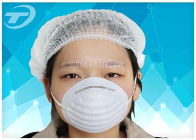 China Disposable Dust Mask 140-200gsm Non-Woven SPP Fabric with Adjustable Nose Bar for sale