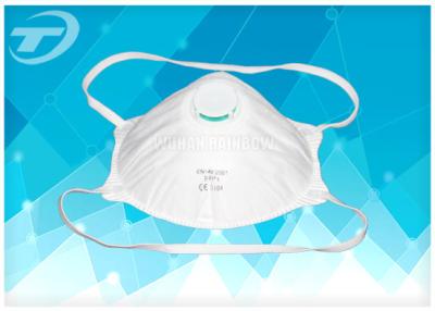 China Disposable FFP1 Respirator Mask with Valve SBPP Fabric 80% Filtration CE EN149 for sale