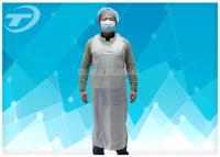 China HDPE Disposable Plastic Aprons White 80x140 cm Waterproof Anti Acid Industrial Use for sale