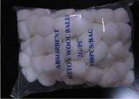 China Medical Absorbent Cotton Wool Ball 0.2g to 2g CE ISO13485 100% Cotton for sale