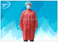 China Disposable Lab Medical Protective Clothing SBPP Fabric CE Certificated for sale