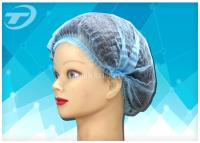 China Disposable Non-Woven MOB Clip Cap Single Elastic Blue CE ISO 18-24 Inch for sale