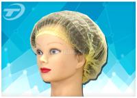 China Disposable Nurse Cap 18 Inch Single Elastic SPP Nonwoven Fabric Blue for sale