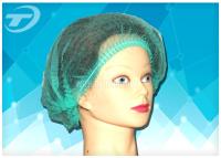 China Disposable Nurse Cap 18 Inch Single Elastic SPP Nonwoven Fabric Blue for sale