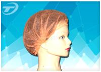 China Disposable Surgical MOB Cap 18 Inch SPP Fabric Nonwoven Head Cover CE Certified for sale