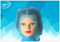 China Disposable Surgical Hood PP Nonwoven 25-50gsm Free Size CE ISO for sale