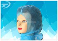 China Disposable Surgical Hood PP Nonwoven 25-50gsm Free Size CE ISO for sale