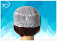 China Disposable Non-Woven Work Cap 80 gsm Breathable Dustproof for Men for sale