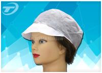 China Disposable Non-Woven Work Cap 80 gsm Breathable Dustproof for Men for sale