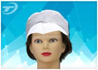China Disposable Non-Woven Work Cap 80 gsm Breathable Dustproof for Men for sale