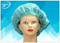 China Disposable SPP Bouffant Cap 10-30gsm Dust Proof Breathable Hair Net for Cleanroom Food Processing for sale
