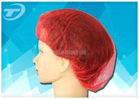 China Disposable Non Woven Scrub Hat 21 Inch Elastic Edge Medical Cap Prevent Hair Falling for sale
