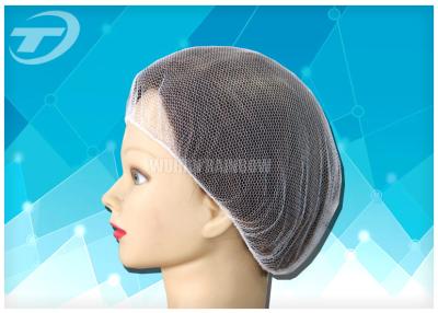 China Disposable Non Woven Surgical Bouffant Caps 48-61cm for Hospital Food Industry Cleanroom for sale