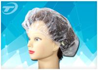 China Disposable Bouffant Surgical Caps 21 Inch PP Nonwoven Elastic Protection for sale