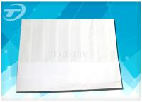 China Disposable Nonwoven Chef Caps Flat Top Adjustable Size 50gsm White Black for sale