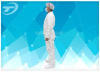 China Disposable Waterproof Taped Coverall Type 4 5 6 SMS Microporous Film Laminated 50gsm for sale