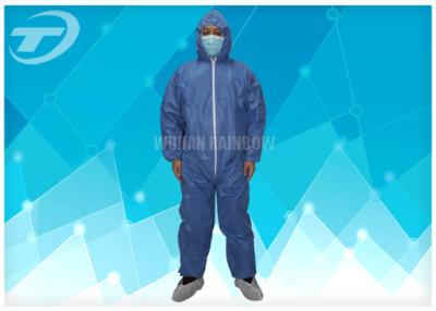 China Disposable Protective Coverall Non Woven with Hood CE ISO Certified S to 5XL for sale