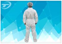 China Disposable CPE Coverall Suit Waterproof Breathable Isolation Gown with Knitted Cuff CE Certified 100pcs per Case for sale