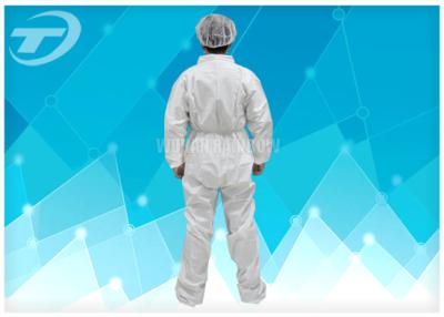 China Disposable CPE Coverall Suit Waterproof Breathable Isolation Gown with Knitted Cuff CE Certified 100pcs per Case for sale