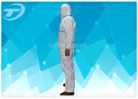 China Disposable Protective Coverall Type 4/5/6 Taped SMS or Microporous Film Laminated 50gsm for sale