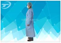 China PE coated SBPP fabric Disposable Isolation Gowns with different color for sale