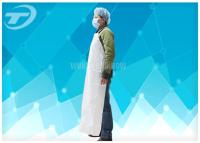 China PVC Disposable Plastic Aprons With Tie Waterproof 0.08mm to 0.5mm Thickness 69x107cm to 81x144cm for sale