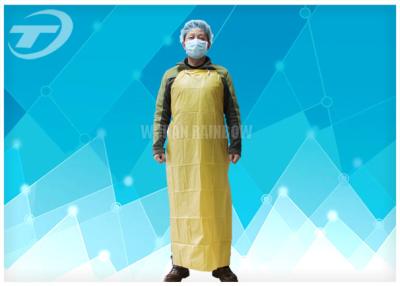 China PVC Disposable Plastic Aprons With Tie Waterproof 0.08mm to 0.5mm Thickness 69x107cm to 81x144cm for sale