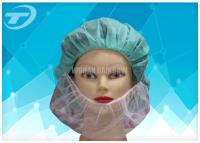 China Non - woven beard cover single elastic , made from SBPP fabric , soft and breathable for sale