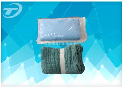 China Sterile Gauze Laparotomy Pad Sponge 45x45cm 4ply with X-Ray Detectable Blue Loop for sale