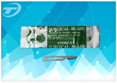 China Disposable Surgical Blade Carbon Steel Stainless Steel Sterile Gamma Radiation Size 10 to 36 for sale