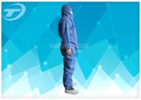 China Non Woven Fabric Durable  Disposable Coverall Suit White Chemical Resistant for sale