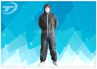 China Disposable Coverall Suit PE Coated Nonwoven S to 5XL Protective Hooded Coveralls for Men for sale
