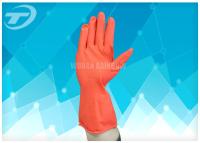 China Pink Household Latex Gloves 100% Natural Rubber Size 6.0-9.0 for Food Industry for sale